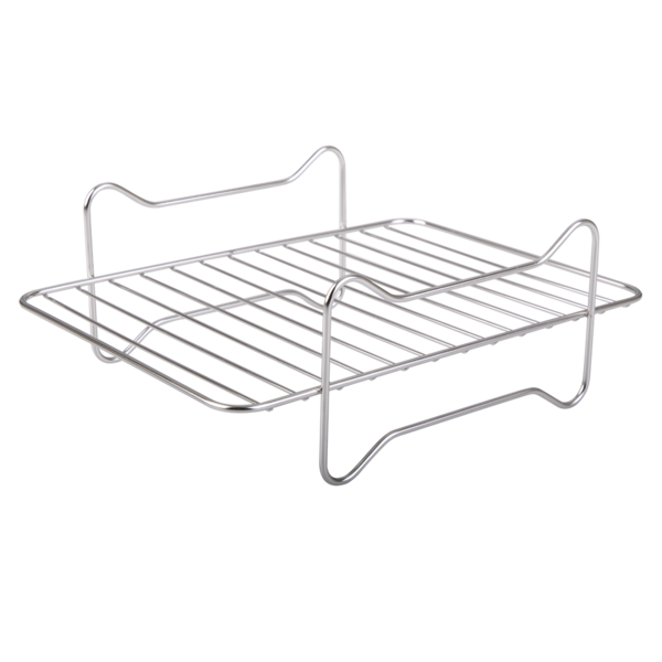 APPETITO STAINLESS STEEL RECTANGLE AIR FRYER RACK 22 X 16CM