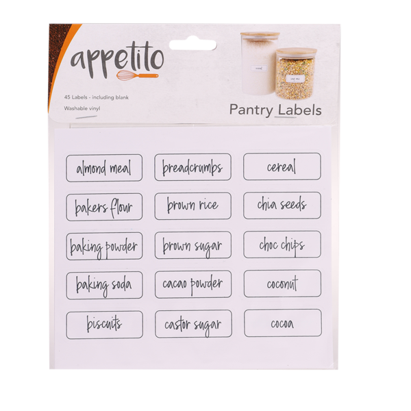 APPETITO PANTRY LABELS PACK 45