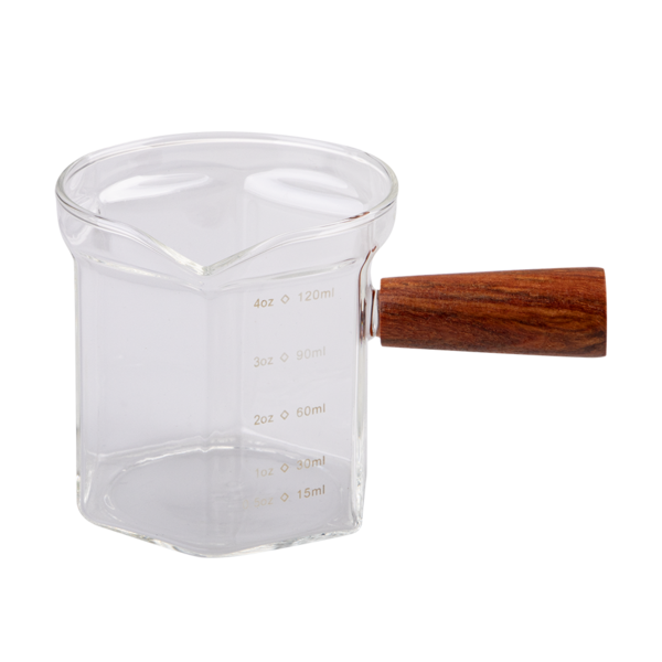 Casabarista Espresso Shot Glass W Wood Handle 120ml4oz