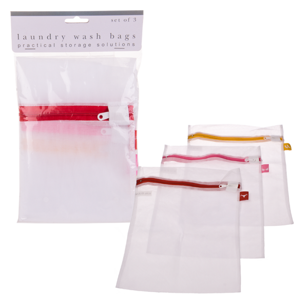 D.LINE WASHING BAG W/ LABEL TAGS SET 3