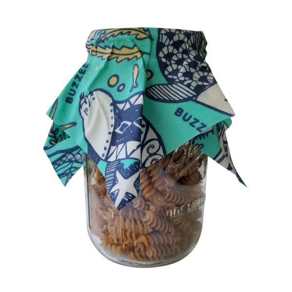 BUZZEE ORGANIC BEESWAX WRAPS PACK 4