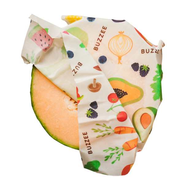 BUZZEE ORGANIC BEESWAX WRAPS PACK 4