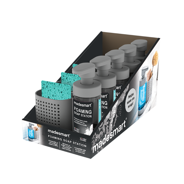 MADESMART FOAMING SOAP STATION 296ML (CDU 5) - GREY