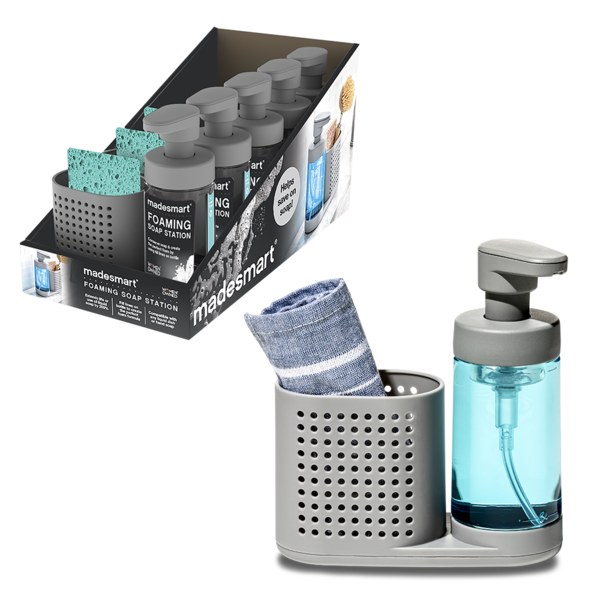 MADESMART FOAMING SOAP STATION 296ML (CDU 5) - GREY