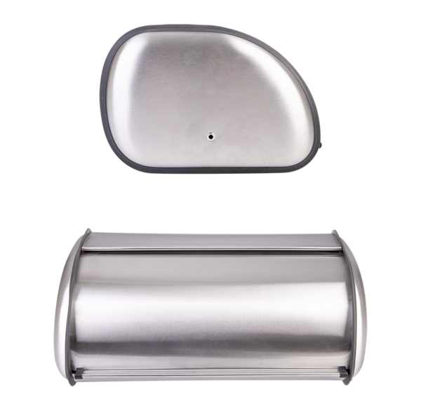 POLDER DELUXE BREAD BIN - BRUSHED NICKEL