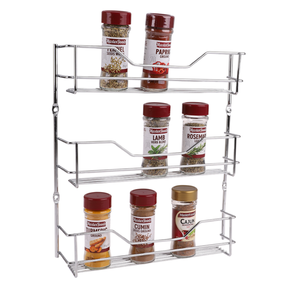 ENTRÉE 3-TIER SPICE RACK (18 BOTTLE CAPACITY)