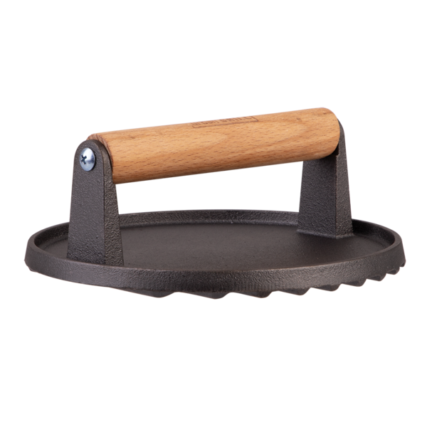 URBAN GRILL CAST IRON GRILL PRESS 17.5CM DIA.