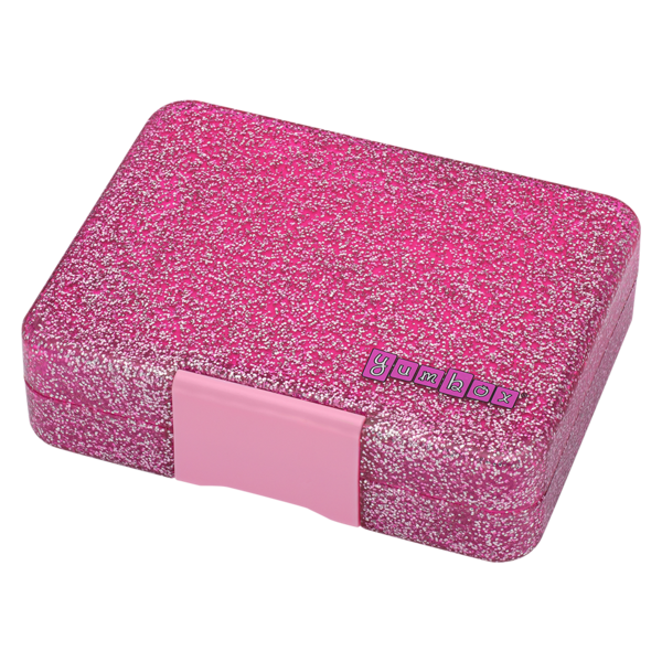 YUMBOX SNACK EXTERIOR BOX - SPARKLE PINK (GLITTER)