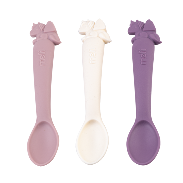 MELII LUXE SILICONE SPOONS 3 PACK - UNICORN