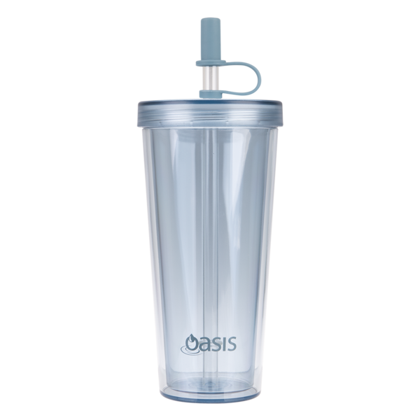 OASIS DOUBLE WALL SMOOTHIE TUMBLER W/ STRAW 520ML