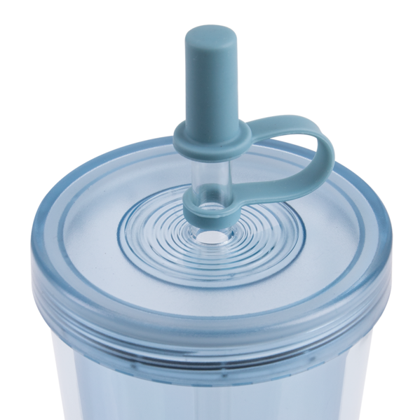 OASIS DOUBLE WALL SMOOTHIE TUMBLER W/ STRAW 520ML