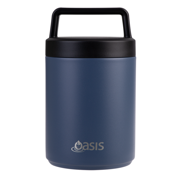 OASIS STAINLESS STEEL DOUBLE WALL INSULATED FOOD FLASK W/ HANDLE ...