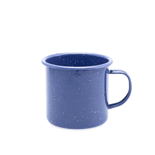 FALCON MUG 9CM/500ML - BLUE/WHITE SPECKLE