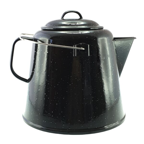 FALCON JUMBO KETTLE 22CM/4.5L - BLACK/WHITE SPECKLE